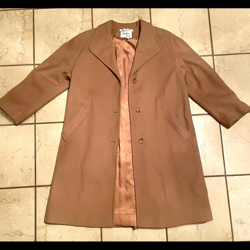 Countess Sara Wool Peacoat Trenchcoat - Gem